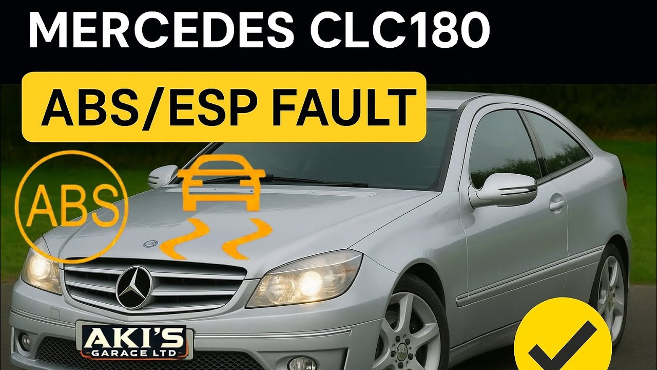Mercedes-Benz CLC180 ABS/ESP Fault Codes C1130 / C1131 / C1132 / C1135 ...