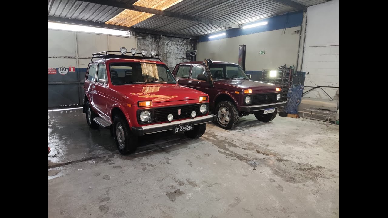 Conclusão da Pintura dos 2 Lada Niva // Completion of Painting the 2 ...