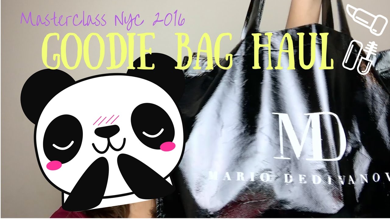 Master Class NYC 2016 Goodie Bag Haul - YouTube