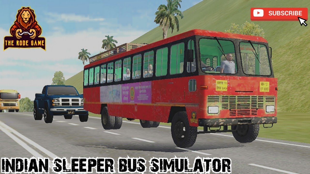 Bus Driving. Indian Sleeper Bus Simulator. Gameplay ...