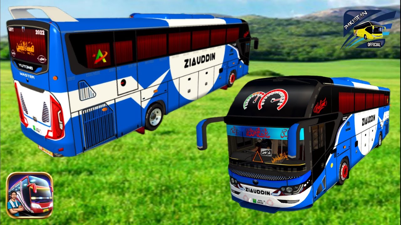 ZIAUDDIN Livery higer yotong|bus simulator Indonesia|PAKISTAN BUS ...