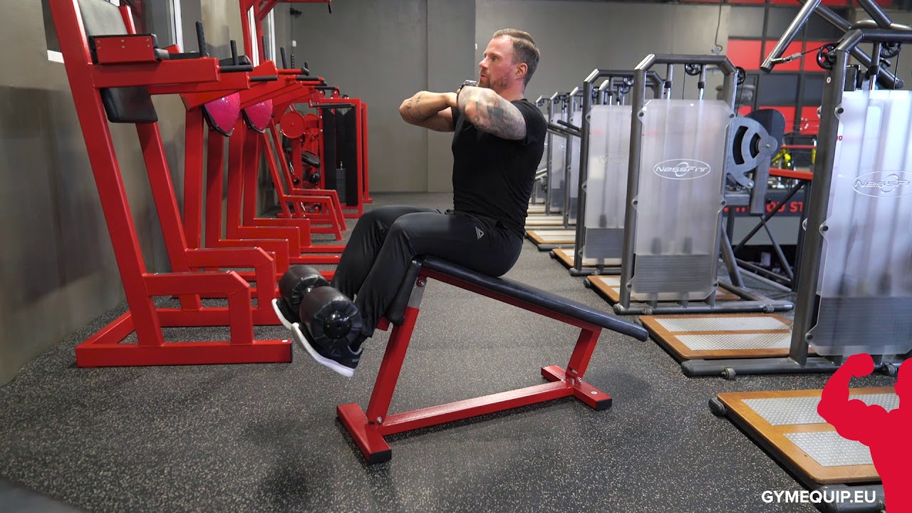 Gymequip | Adjustable Crunch Bench E1 - YouTube