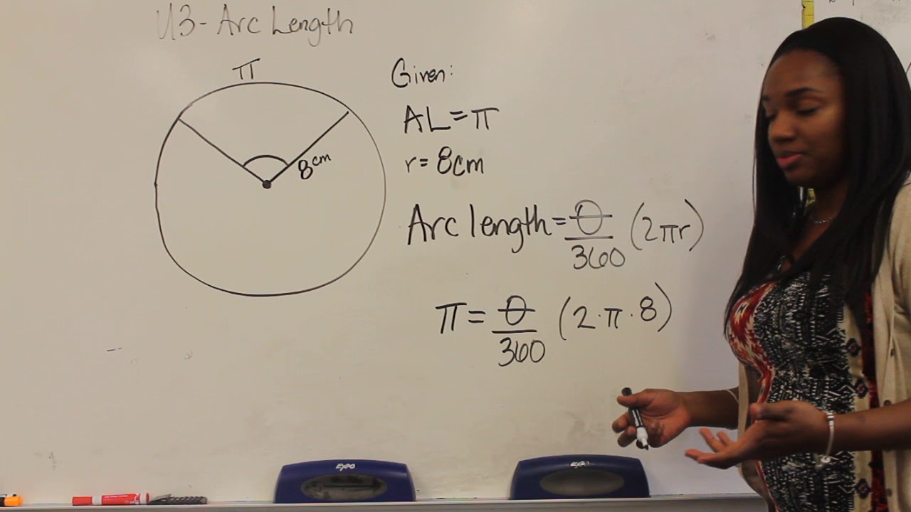 Geometry: Circles - Arc Length - YouTube