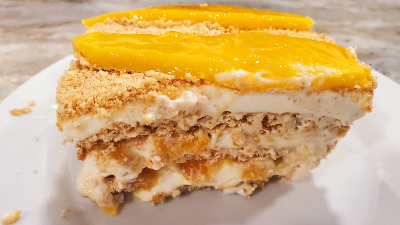 Graham Mango Float with Mascarpone cheese. - YouTube