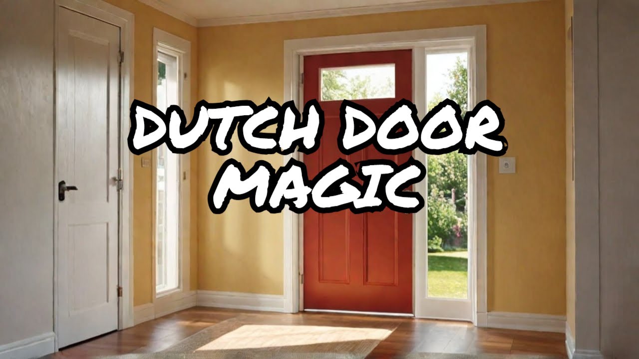 Transform Your Door into a Dutch Door in Minutes! 🚪 - YouTube
