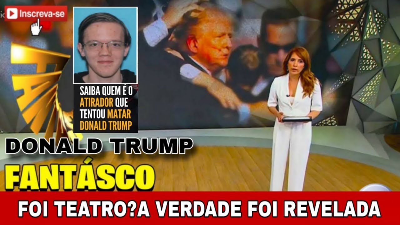 DONALD TRUMP:FANTÁSTICO REVELA TODA VERDADE SOBRE O ATENTADO AO VIVO ...