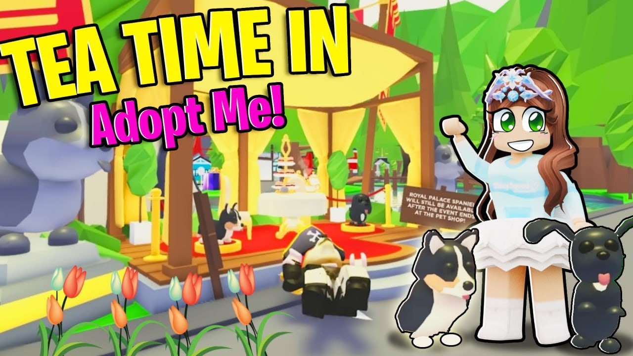 TEA TIME In Adopt Me! New ROYAL CORGI! (Roblox) - YouTube