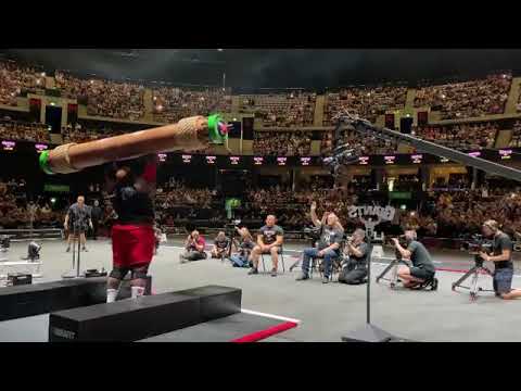 Iron Biby Breaks Big Z’s Log Lift World Record With 229kg504.8 lbs Press