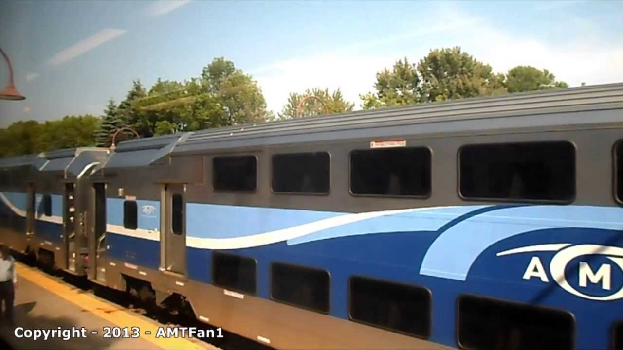 A ride aboard the AMT multilevel cars between Montreal-West and Lucien ...