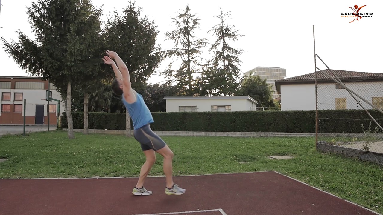 Standing Backward Medicine Ball Throw