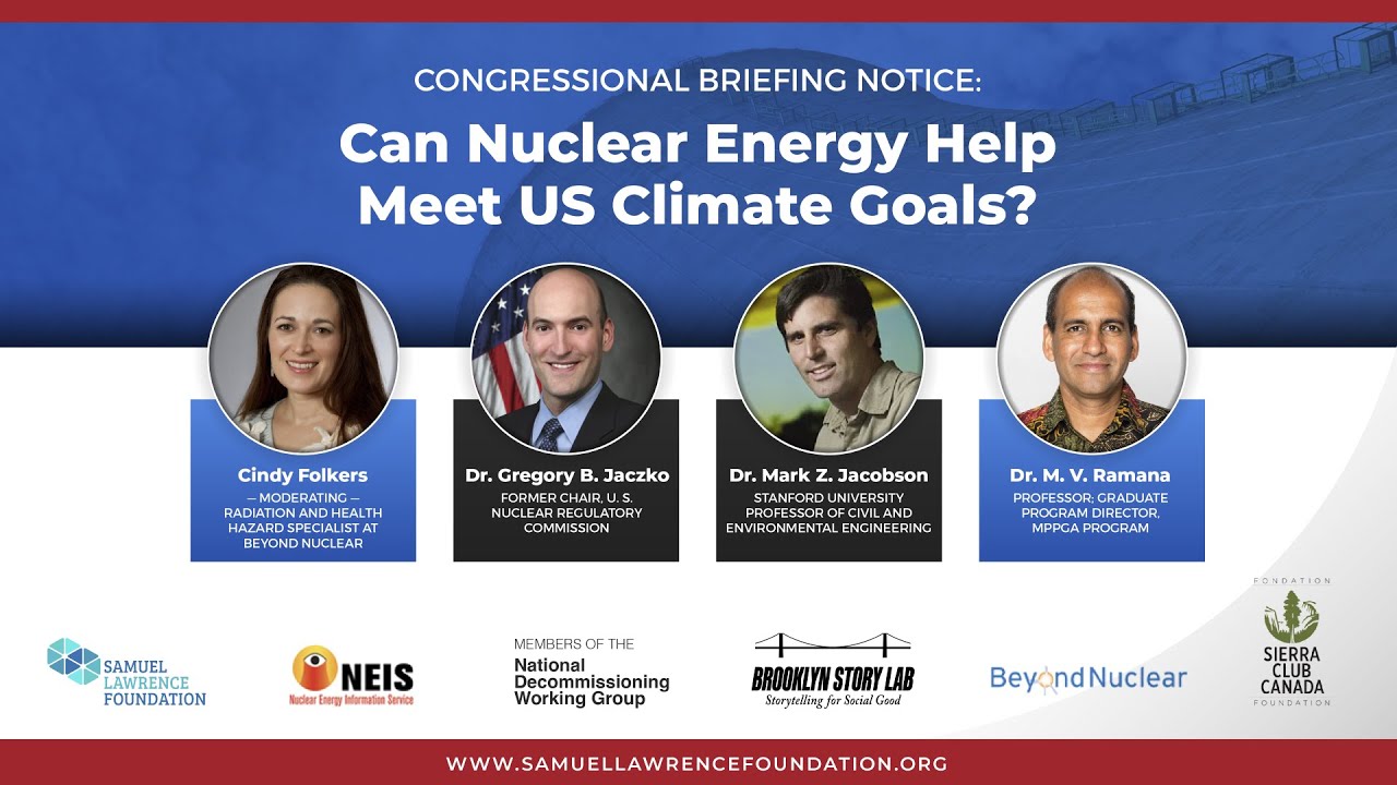 Congressional Briefing: "Can Nuclear Energy Help Meet US Climate Goals ...