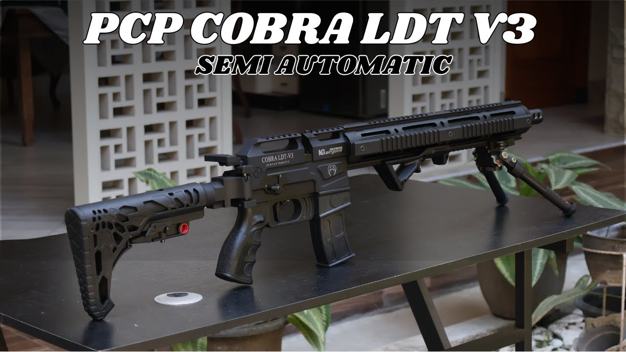 SENAPAN PCP COBRA LDT V3 FULL SEMI AUTOMATIC LONG BARREL - YouTube