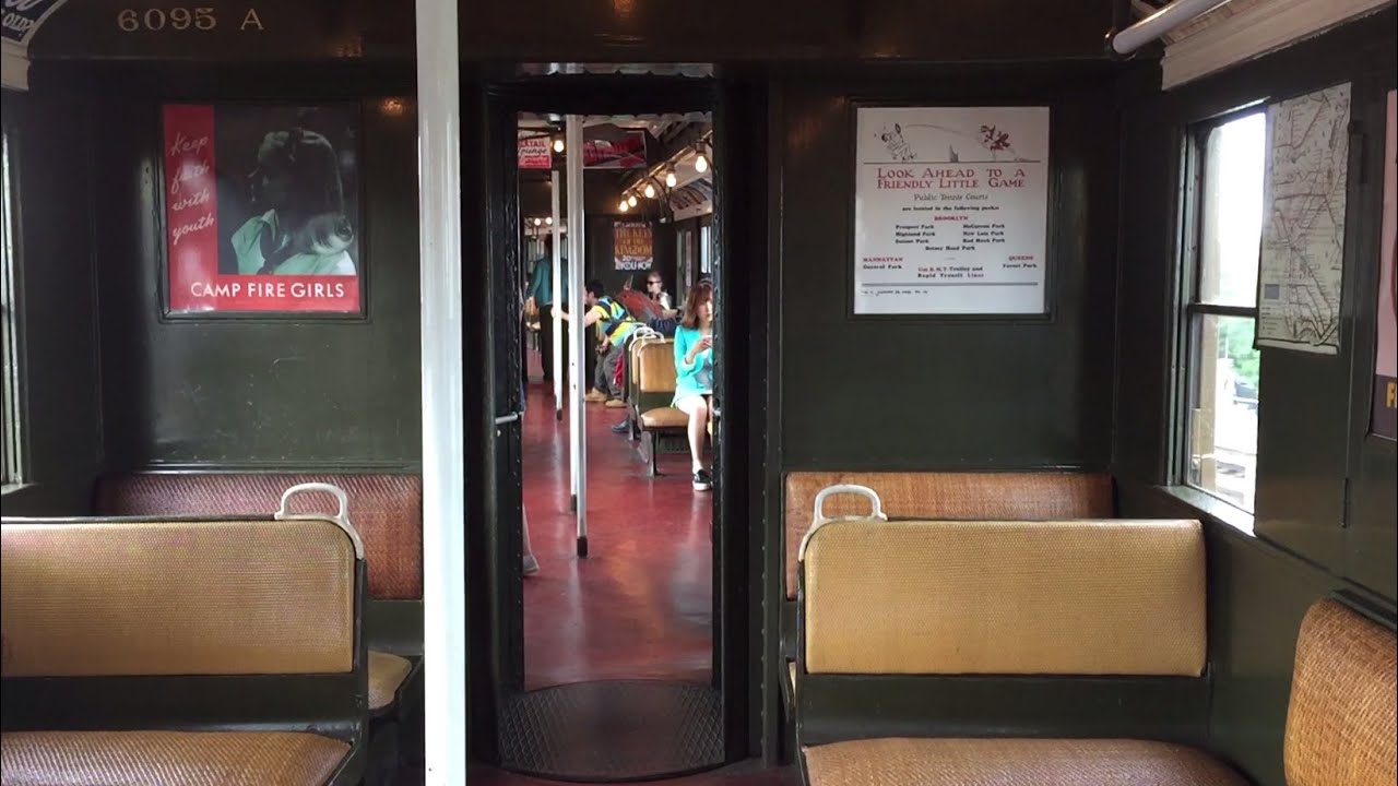 NYC Subway HD 60fps: Pressed Steel D-type Triplex Vestibule Action ...