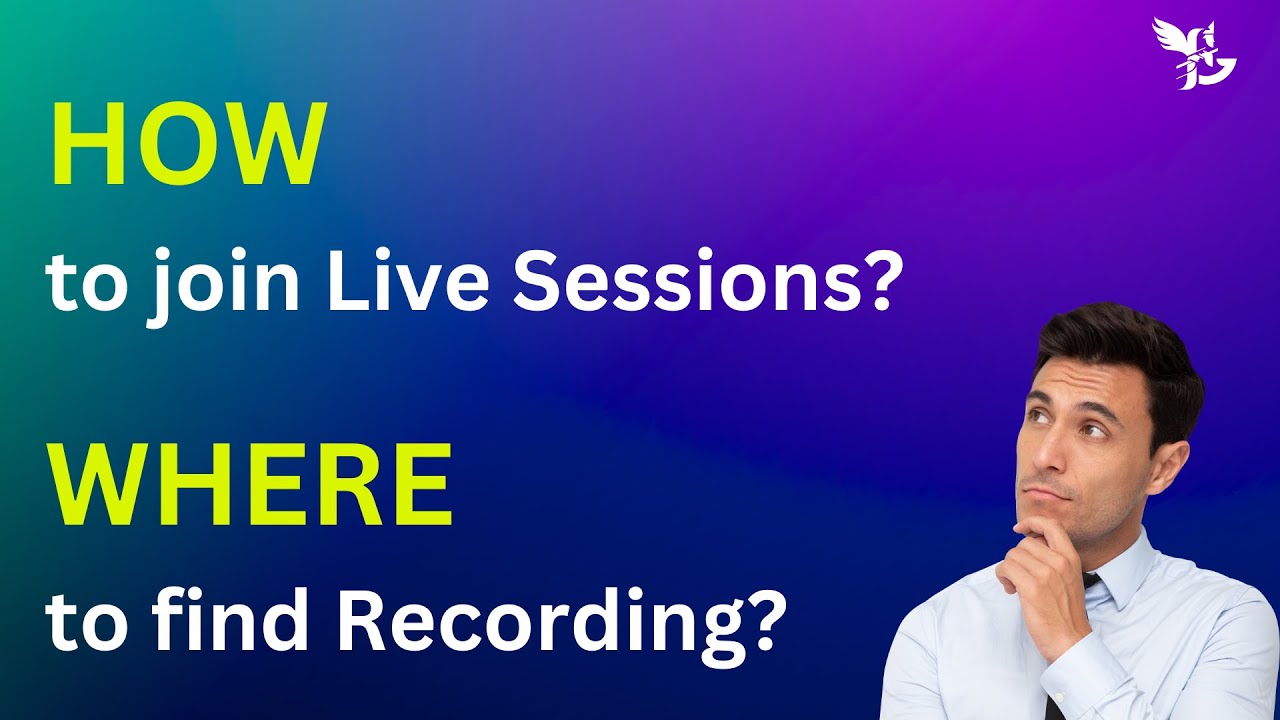 How to Join Live and Where to Watch Recording - YouTube