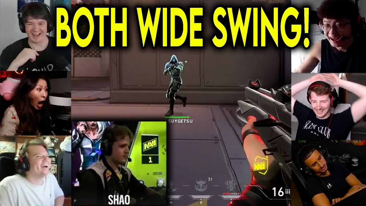 Valorant Streamers Reacts To NAVI Shao FUNNIEST 1v2 CLUTCH Against ...