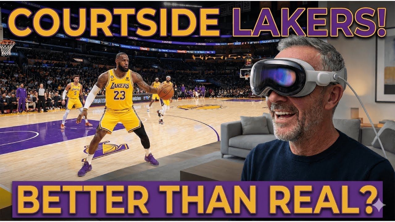 Apple Vision Pro NBA Immersive Review: Don't Buy Courtside Seats! - YouTube