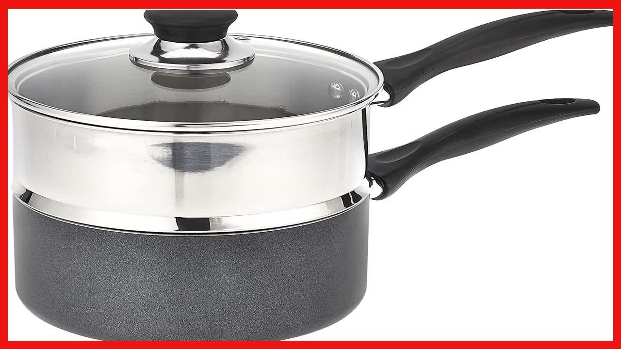 T-fal B1399663 Specialty Stainless Steel Double Boiler with Phenolic ...