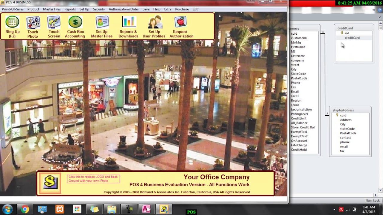 POS Entity Relationship Diagram and Tables - YouTube