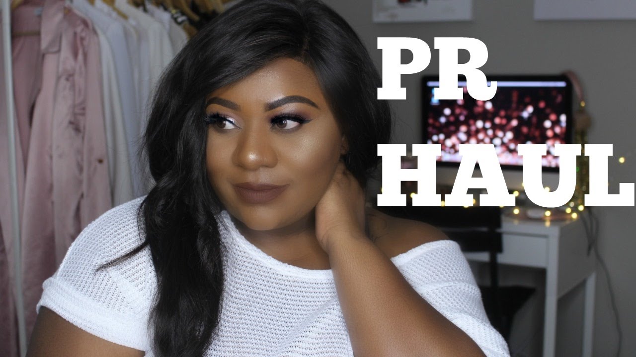 BEAUTY PR HAUL | UNBOX NEW GOODIES WITH ME - YouTube