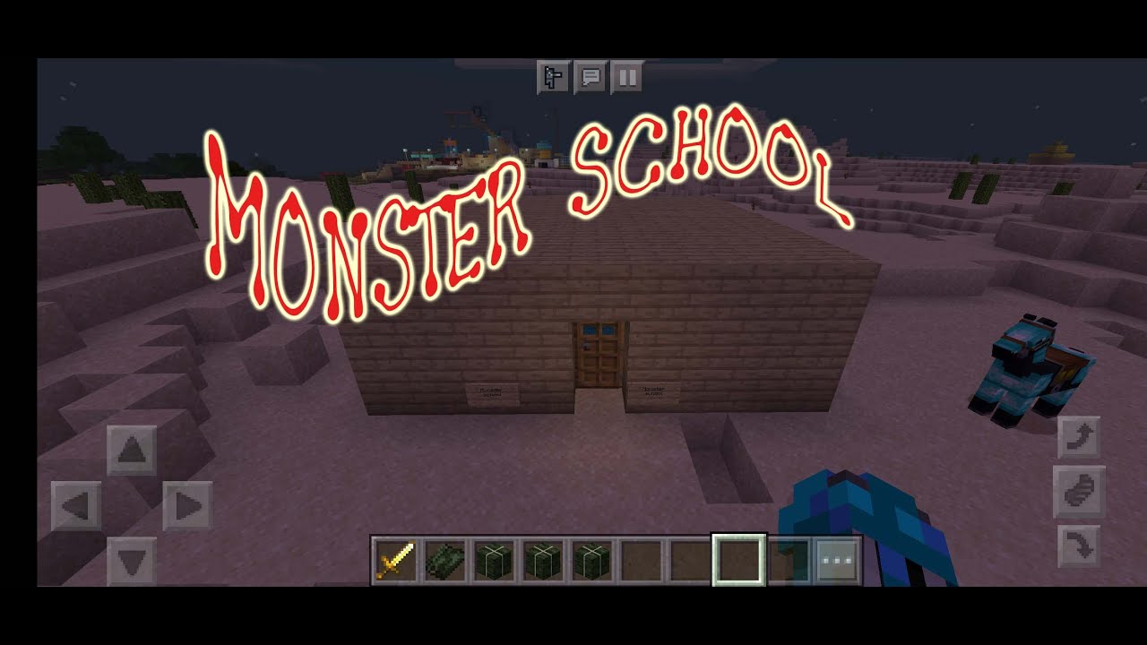 Minecraft | How to make monster school in Minecraft (android gameplay ...
