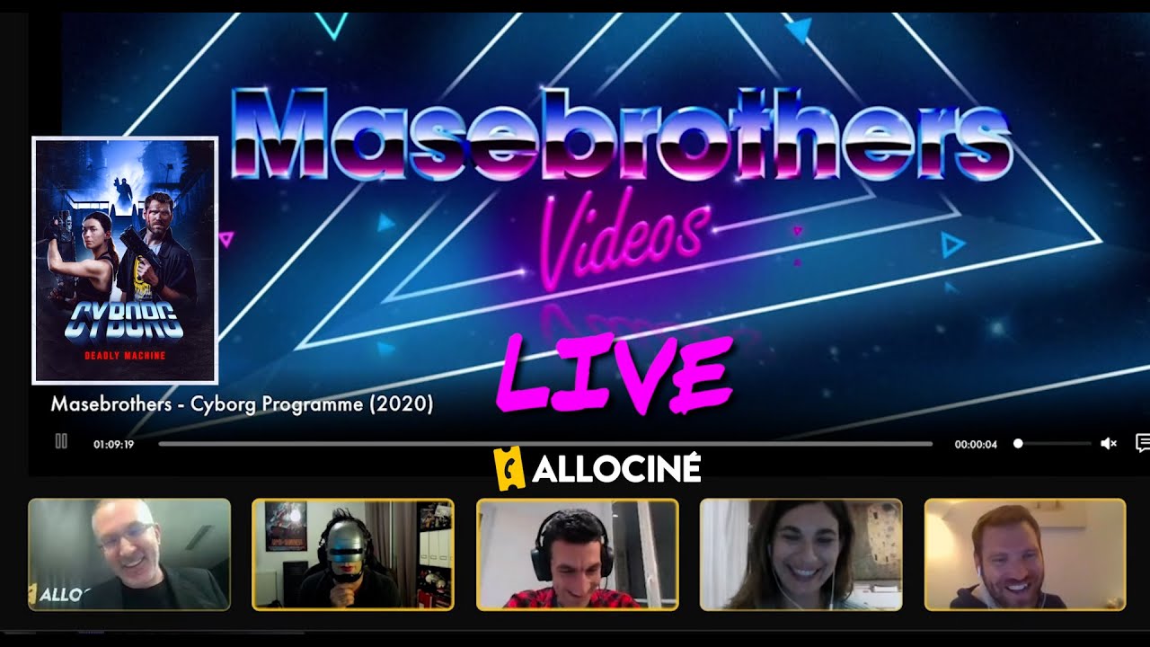 LIVE avec l'équipe de Cyborg Deadly Machine chez Allociné (EMISSION ...
