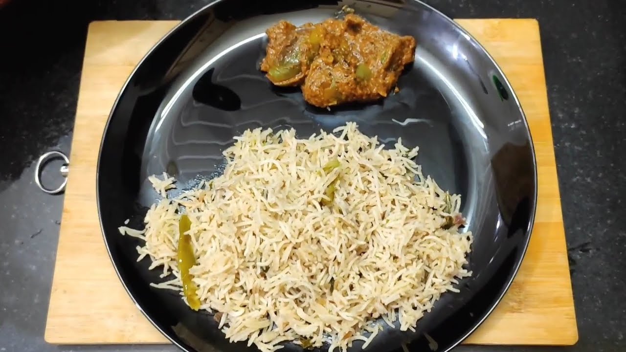 Hyderabadi Bagara Rice & Baingan Curry Combo/Egg plant Curry/Authentic ...