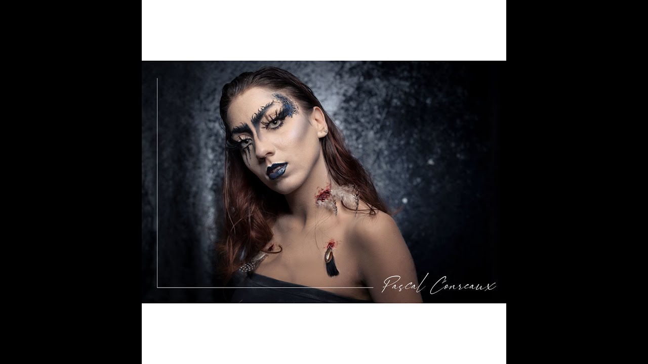 Shooting maquillage effets spéciaux avec le Black Swan de Nezia - YouTube