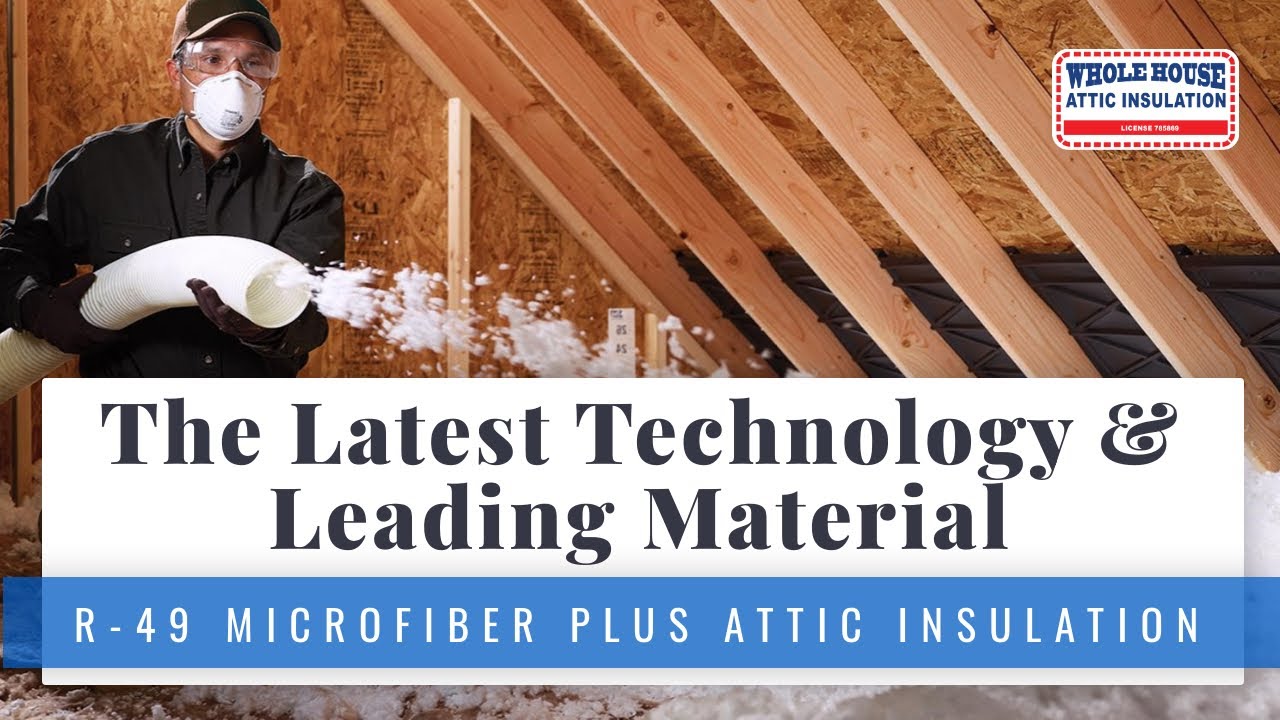 The Latest Technology & Leading Material R-49 Microfiber Plus Attic ...