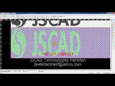 Sample Video For Selvedge Jacquard Design Making On JSCAD Design Software - YouTube
