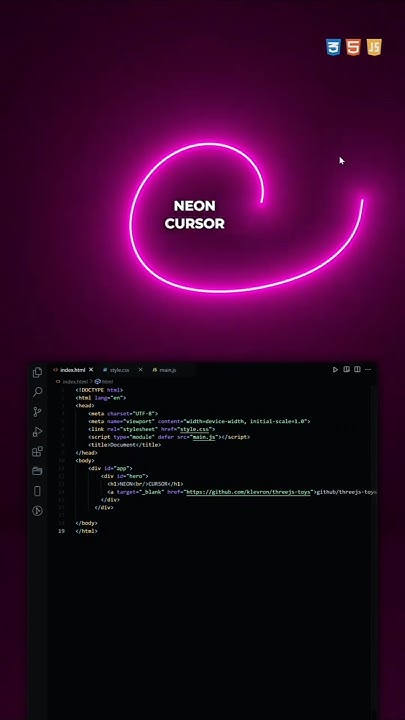 Neon Cursor Js Css And Html🧑‍💻 Coding Programming 2024 Htmlcssjs Cssanimation Webdev Css