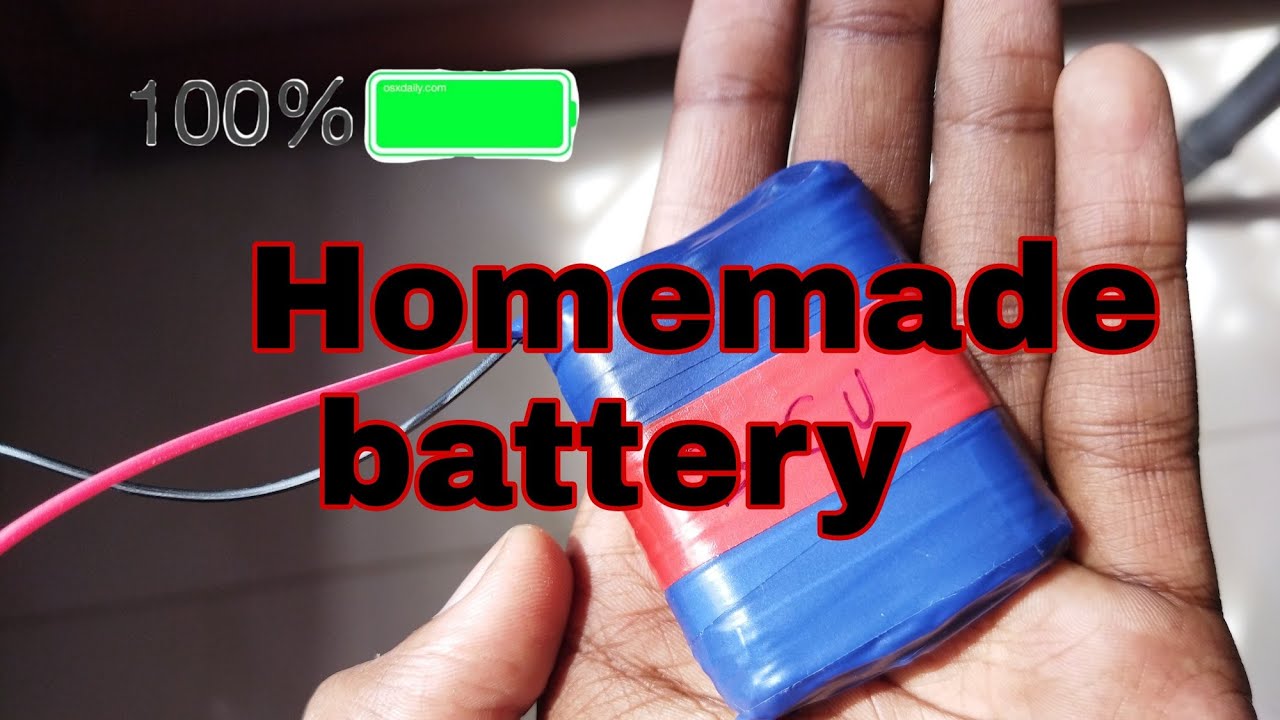 How to make a homemade 3.6v Battery | Humble Trickz - YouTube
