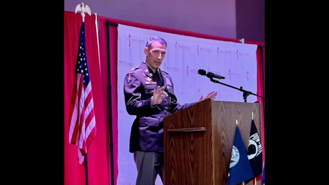 11.11.2024 "LTC Mark Flynn, Veterans Day" St. Michael Catholic High ...