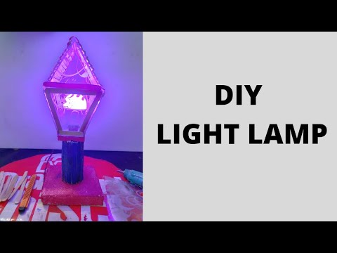 Easy way to make a light lamp// DIY LIGHT LAMP #craftartchisel #diy # ...