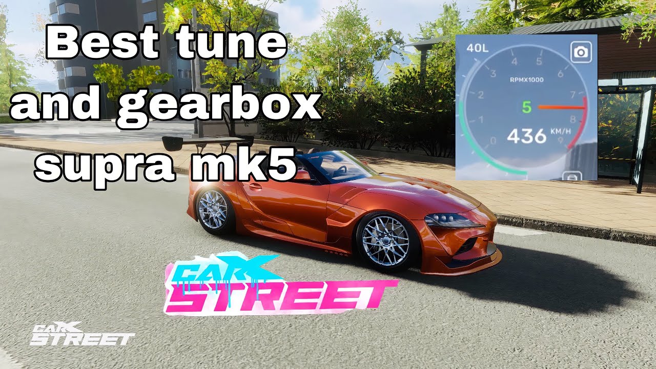 Best tune and gearbox supra mk5 - CarX street gameplay ios/android ️ ️ ...