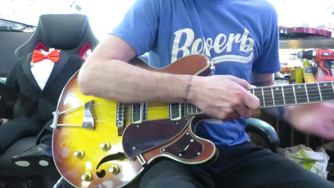 Vintage 1960's Conrad 12 String Electric Hollow Body Guitar - YouTube