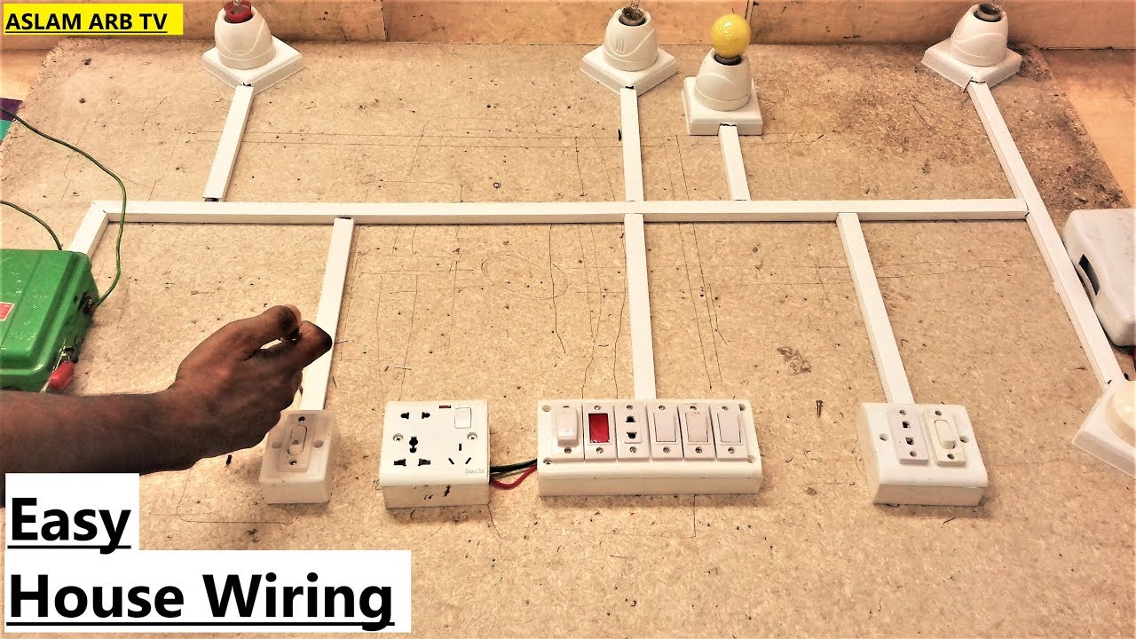 Easy House Wiring Project. Switch Board Connection. হাউজ ওয়্যারিং ...