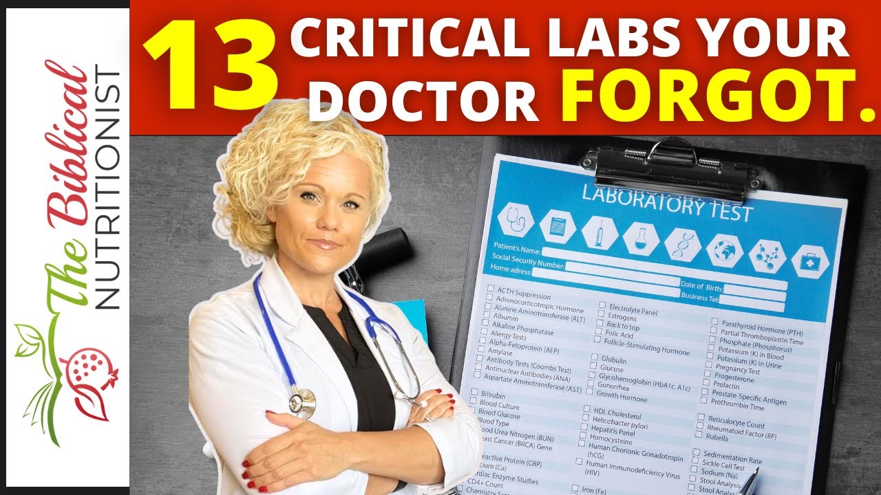 13 Most Important Lab Tests Everyone Should Get | Critical Blood Tests ...