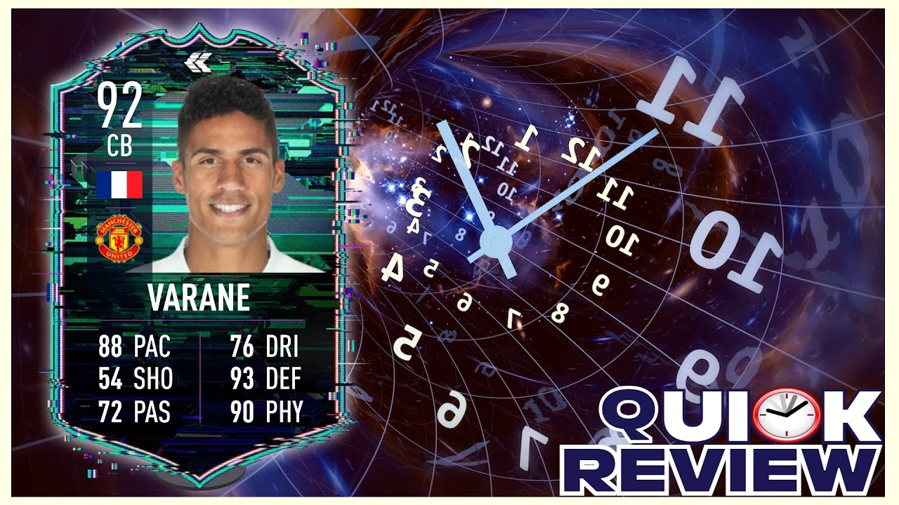 MR META 92 FLASHBACK VARANE! CARD REVIEW FIFA 22 - YouTube