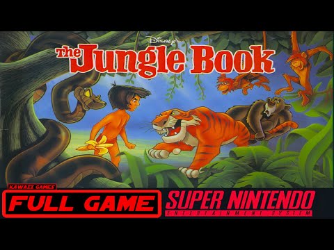 Disney's The Jungle Book [SNES] Gameplay Walkthrough FULL GAME [4K60ᶠᵖˢ🔴]