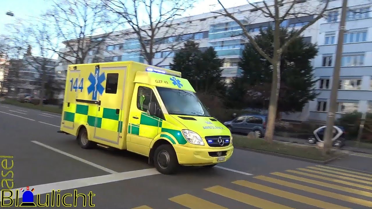 RTW GZF 49 Gesundheitszentrum Fricktal (ehemaliges Leihfahrzeug) - YouTube