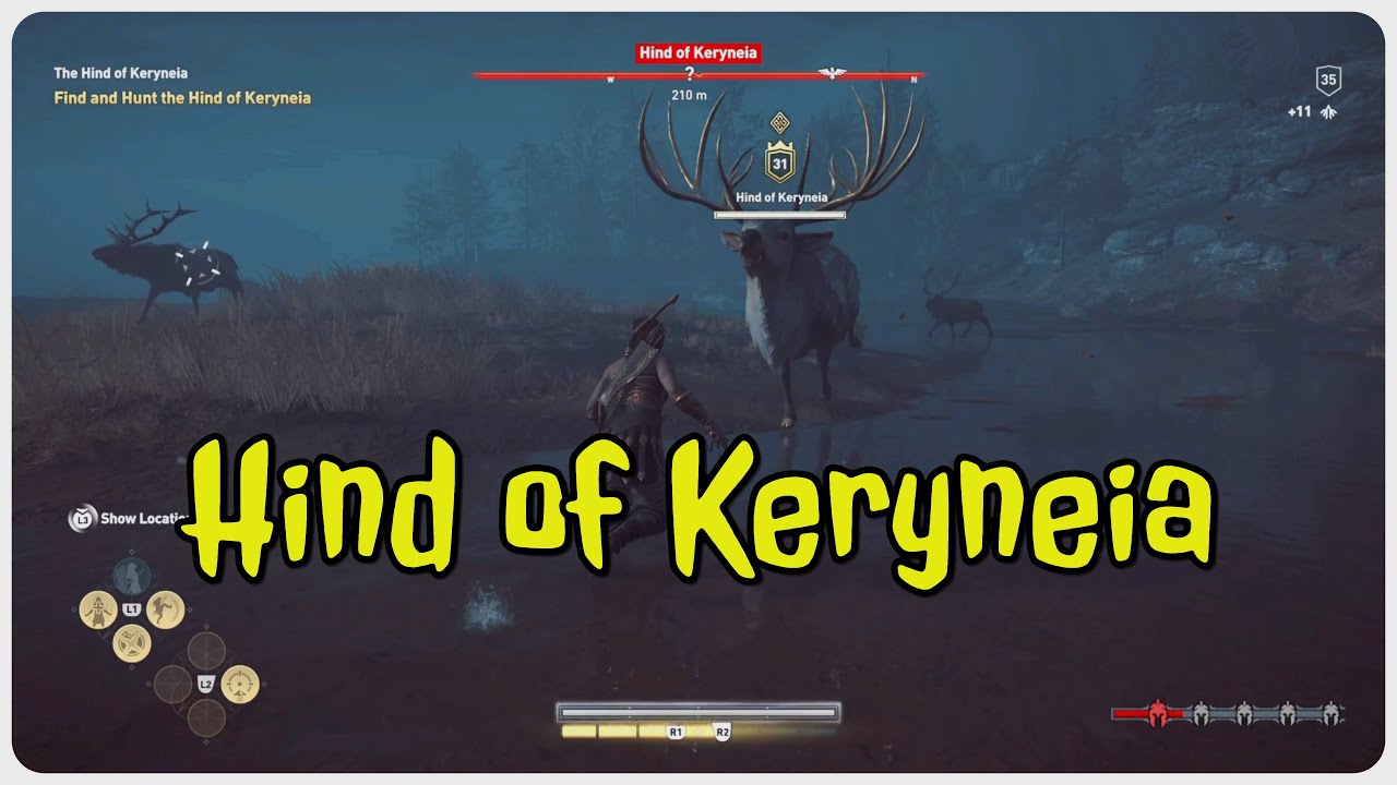 Assassin's Creed Odyssey - Hind of Keryneia Fight and location - YouTube