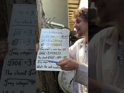 Approximations of Pi Using Square/Cube/etc. Roots! #shorts