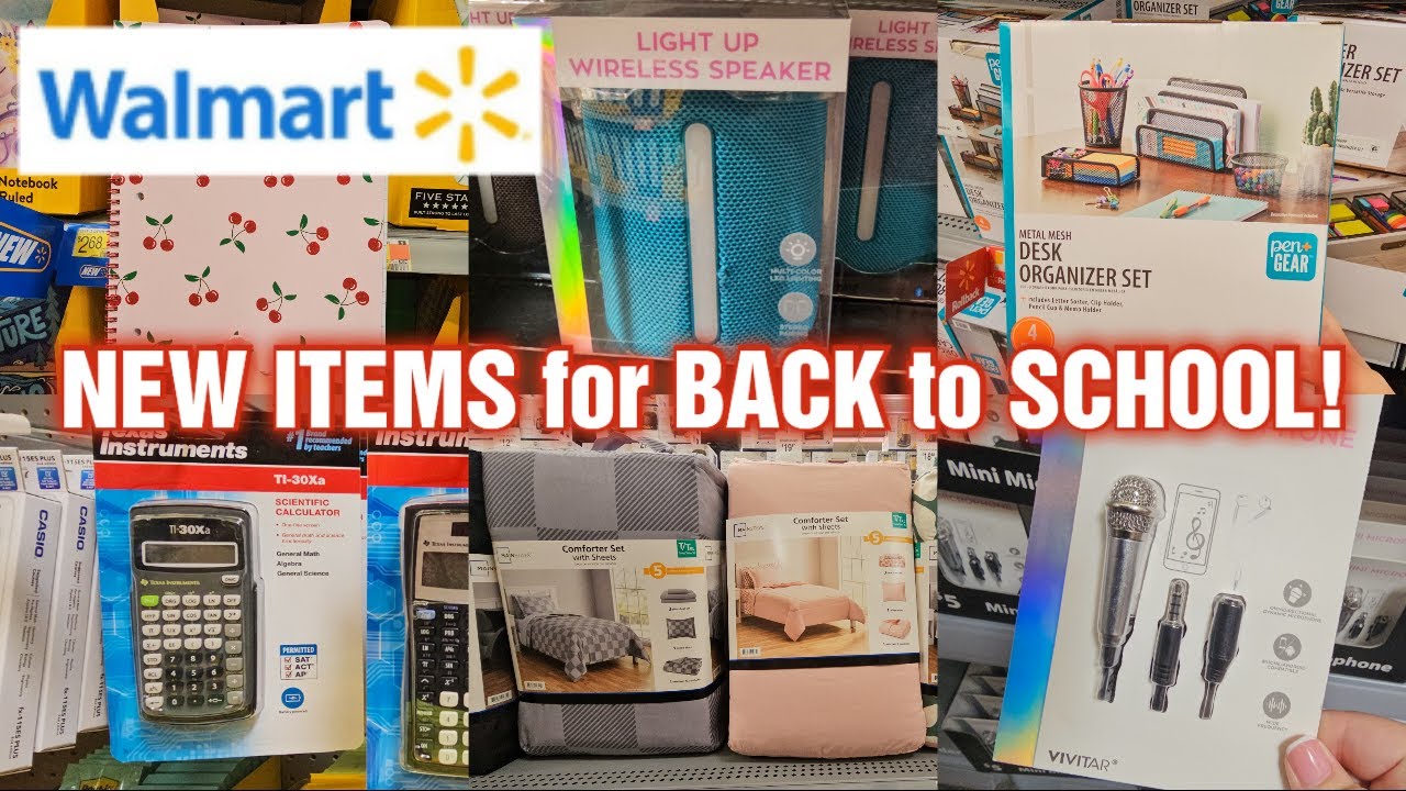 🛒WALMART NEW ITEMS for BACK to SCHOOL for JULY 2024! ️ - YouTube