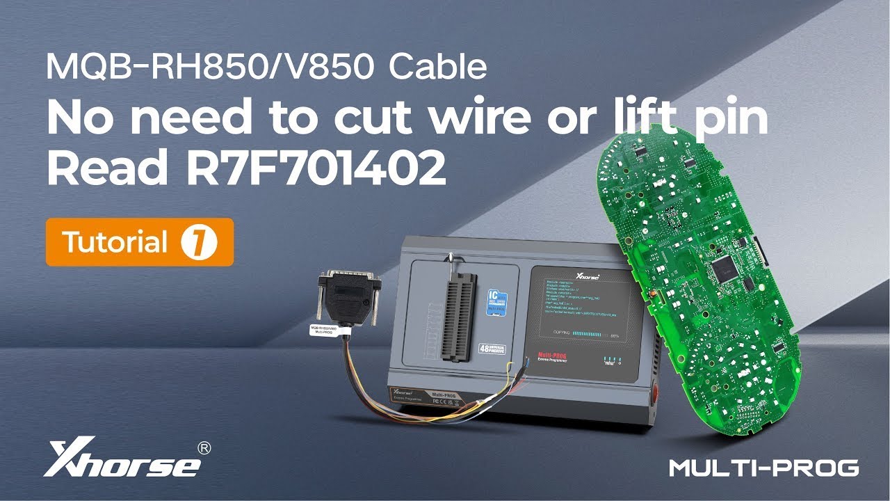 Xhorse Multi Prog Read MQB RH850 R7F701402 with RH850 Adapter-VVDISHOP ...