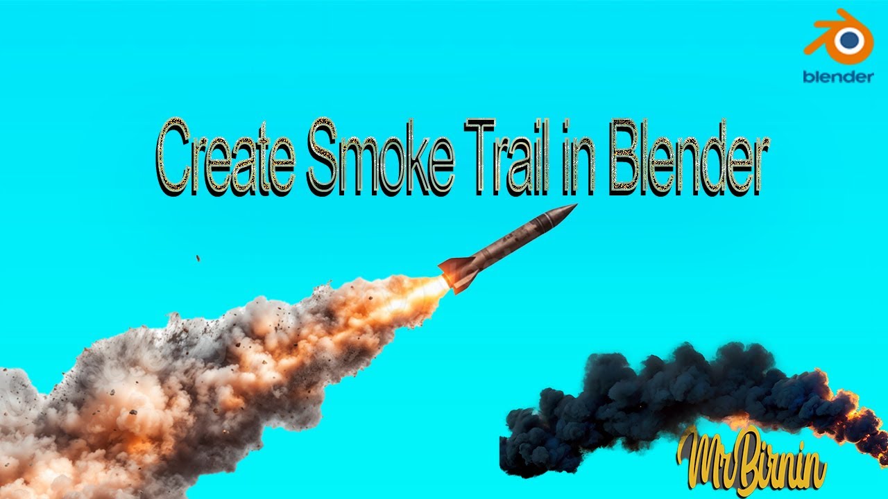 How to Create Realistic Smoke Trails in Blender | Easy Tutorial - YouTube