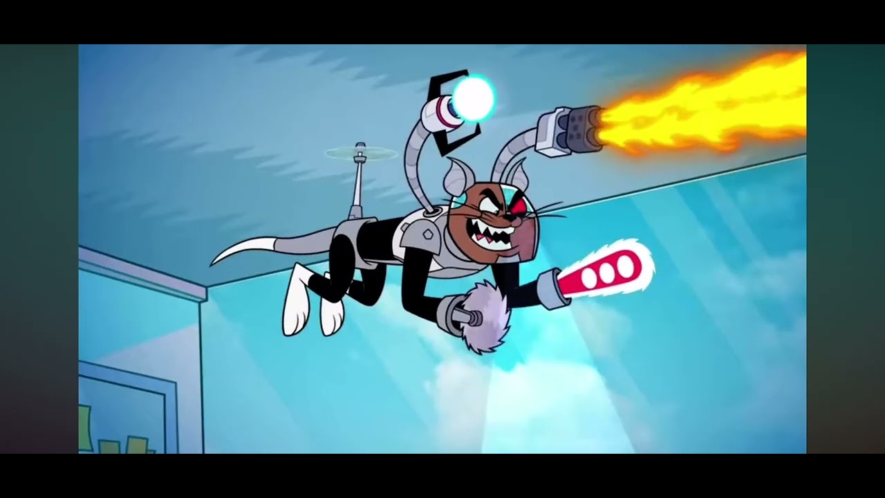 Teen titans go fight cloud cy & beasty - YouTube
