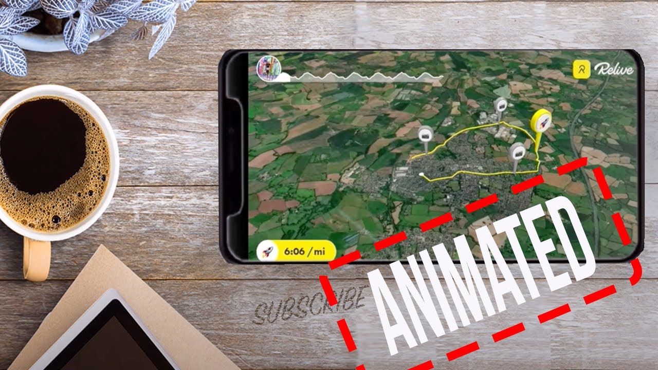 How to ANIMATE your run or cycle route | RELIVE app. - YouTube