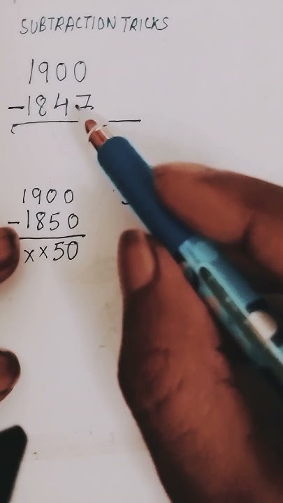 How to subtract quickly #shorts#shortsfeed#maths#viral#viralshorts# ...