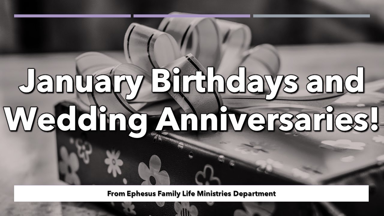 January Birthdays And Anniversary Special Offers Birthday & Wedding