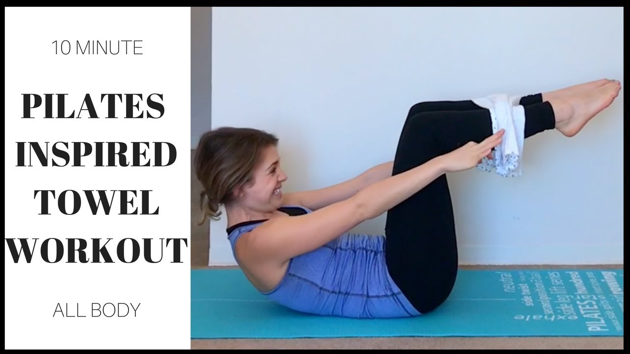 10 MINUTE TOWEL WORKOUT - YouTube